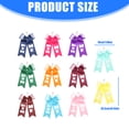 2PCS Oversized Cheerleader Key Chains Stylish Bowknot Shape With ...