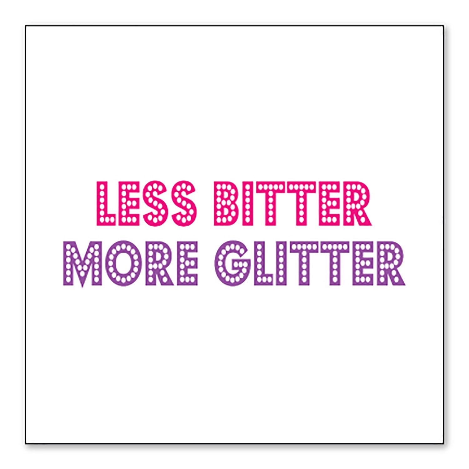 DistinctInk Custom Bumper Sticker - 10" x 10" Decorative Decal - White ...