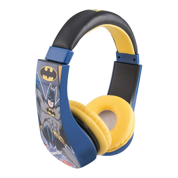 Batman Kids Friendly Cushioned Headphones with Volume Limiter - Walmart ...
