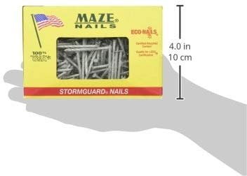 Buy MAZE NAILS S255S-5 Double Hot Dipped Spiral Shank Small Head Siding ...