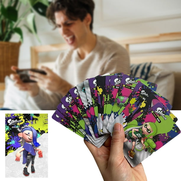 3 uds/17 uds/20 piezas/23 Uds Splatoon 3 y 2 tarjetas de juego Amiibo serie Splatoon para Switch ...