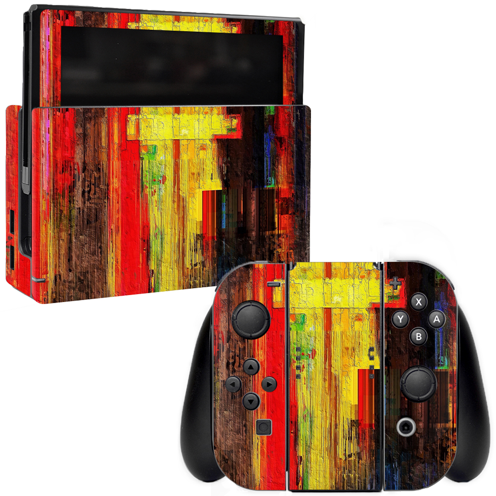 Skin Decal Wrap Compatible With Nintendo Switch Sticker Design Painted ...
