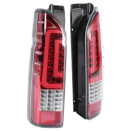 ANGGREK Full Tail Lights LED,Pair LED Taillights Assembly Quadrate Tail ...