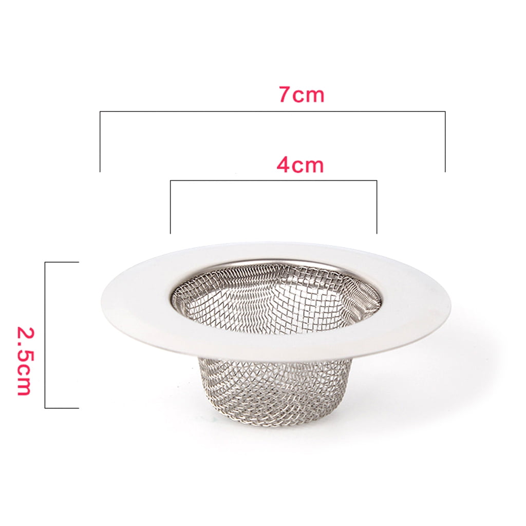 TRINGKY 3 Sizes Universal Stainless Steel Sink Strainer Filter Trap ...