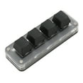 2024 4 Fully Programmable Keys Mini Type C Wired One Handed Mechanical ...