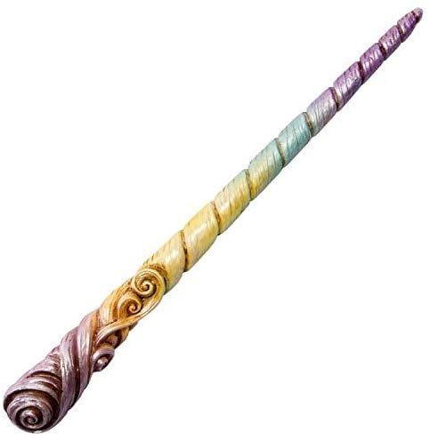 Witches Wizards Fantasy Cosplay Rainbow Unicorn Horn Magic Wand Prop ...