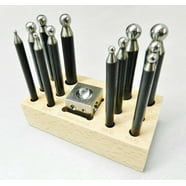 41 pc Dapping Block & Punch SET Metal Forming Kit Jewelry Making and ...