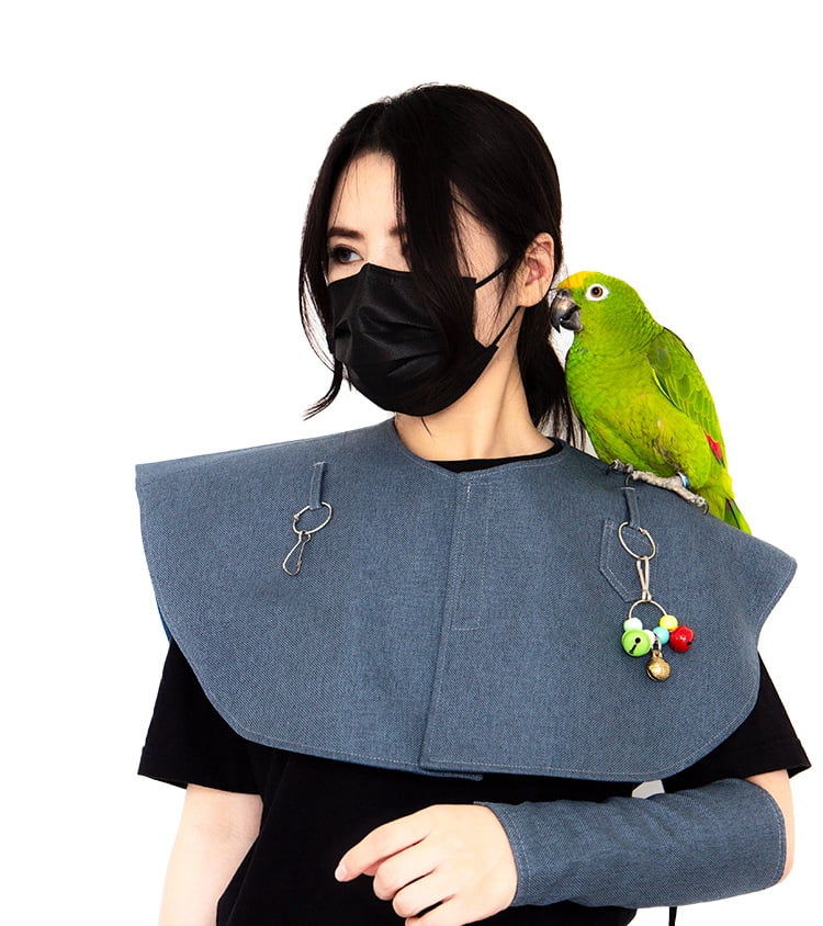 Parrot Anti-Scratch Bird Poop Shoulder Protector Bird Anklet Toys ...