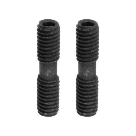 Uxcell M6x25 Hex Head Set Screws for CNC Lathe Turning Tool Holder, 2 ...