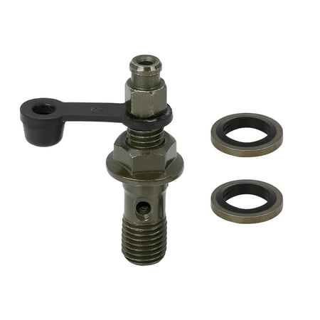 M10x1.25 Banjo Bolt Bleeder Screw Fuel Line Adapter Fitting kit for ...