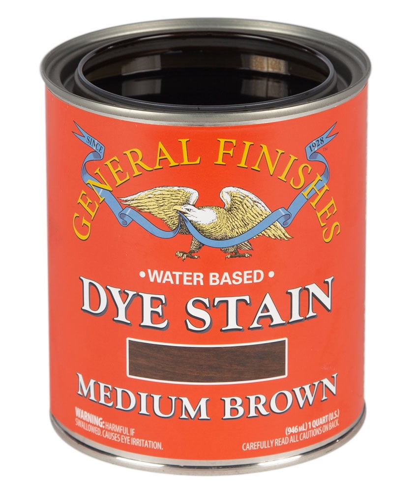 General Finishes Dye Stains, Medium Brown, Quart - Walmart.com