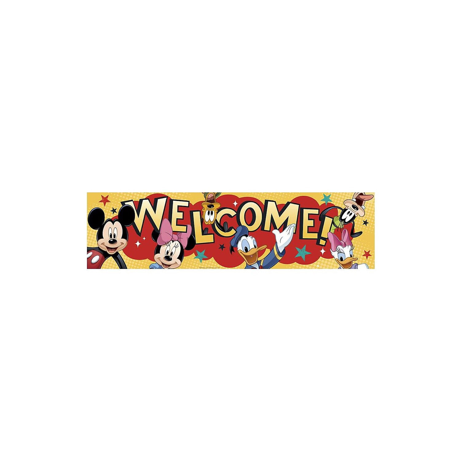 MICKEY WELCOME CLASSROOM BANNER - Walmart.com
