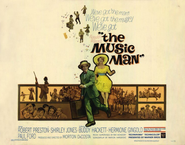 The Music Man - movie POSTER (Style I) (11" x 14") (1962) - Walmart.com