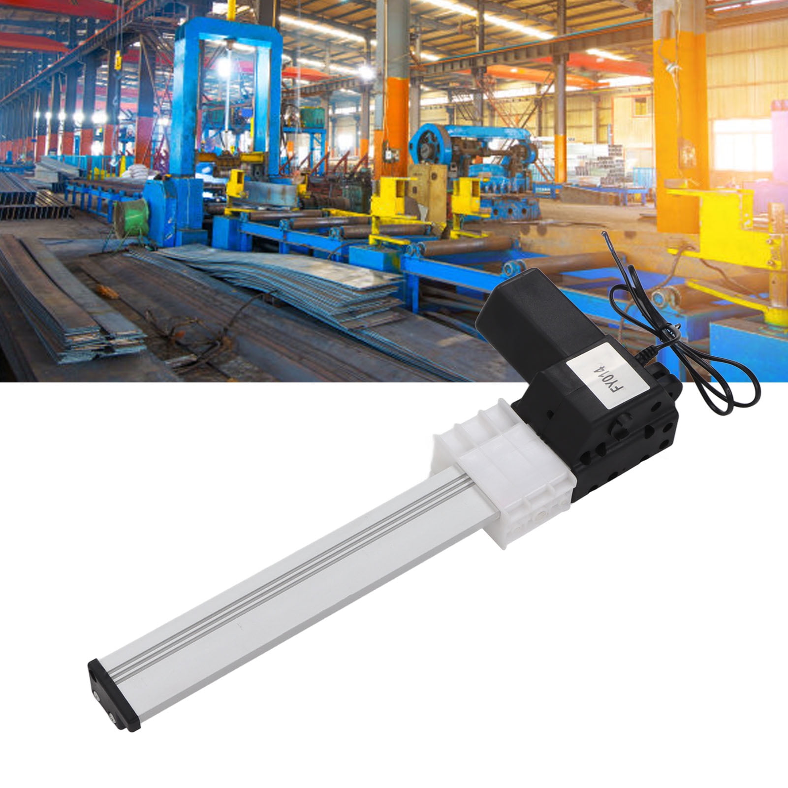 24V Mini Electric Linear Actuator, 249mm Stroke 6000N 4mm/s Linear ...