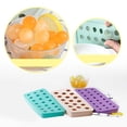 ANXPTIME Creative Round Ice Cube Tray with Lid Silicone Ice Cube Mold ...