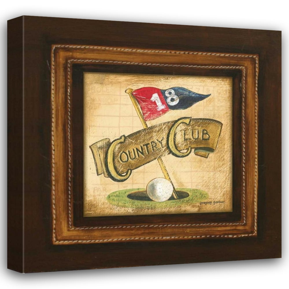 Gregory Gorham 26x26 Gallery Wrapped Canvas Wall Art Titled - Golf ...