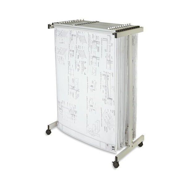 AdirOffice Expandable Mobile Plan Center with 12 30" clamps - Walmart.ca