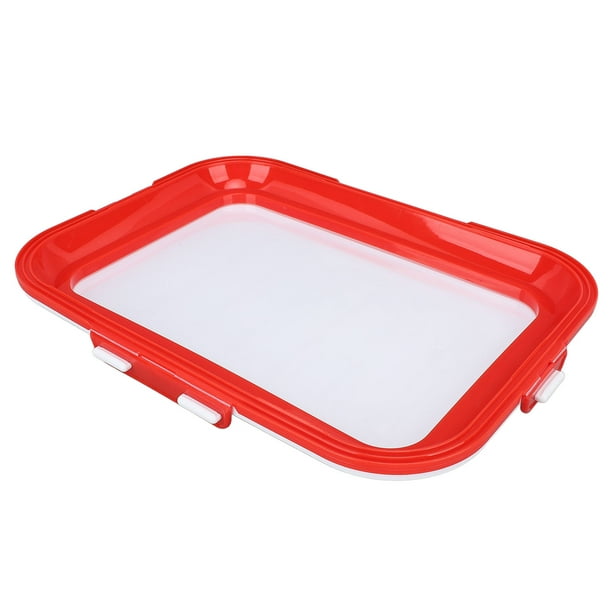 Long Lasting Freshness Stackable Preservation Tray With Stretch Cover ...