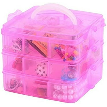 The Beadery Clear Plastic 32 Compartment Storage Box - Walmart.com