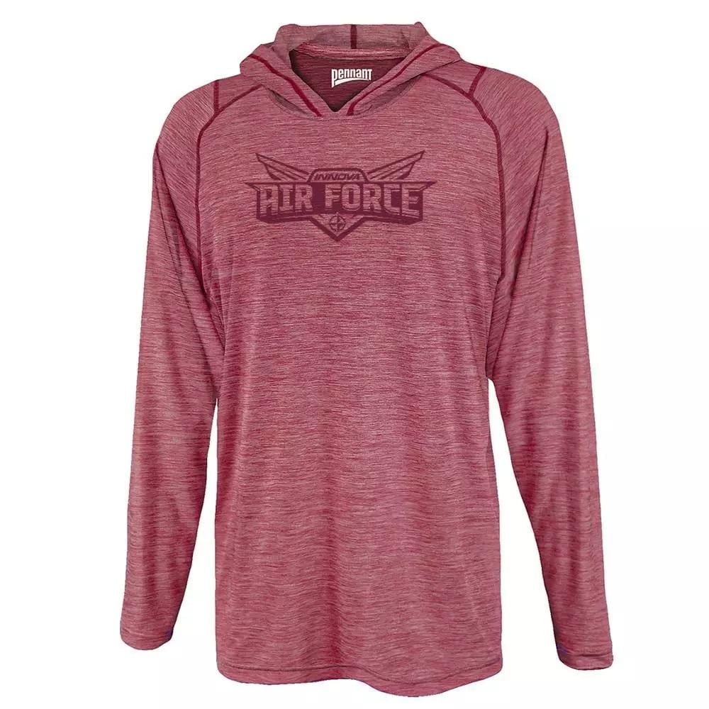 Innova Air Force Hooded Long Sleeve Performance Disc Golf Jersey ...