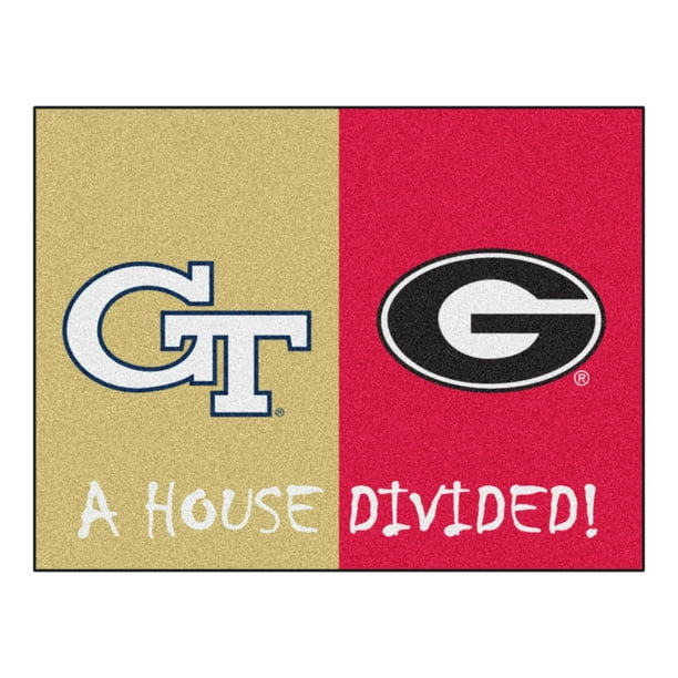 Fanmats Georgia Tech Logo Sports Traditional Area Rug, Black - Walmart.com