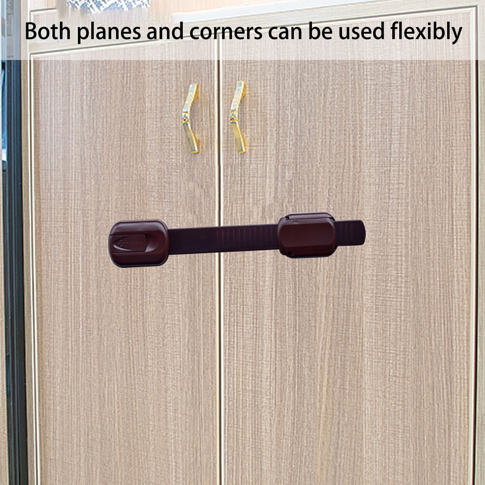 Buy 10 Pack Adhesive Straps Locks Adjustable Height Safety Strap Lock ...