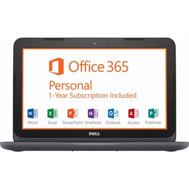 Dell Inspiron 11.6" Laptop AMD A6 4GB Memory 32GB eMMC Flash Memory ...