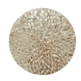 Jofran Global Archive Round Terrazzo Handcrafted Capiz Shell Accent ...
