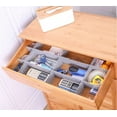 8-Piece Adjustable Drawer Divider Set – DIY Grid Organizers for Socks ...