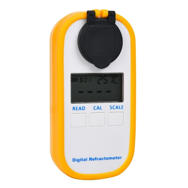 Brix Refractometer LCD Digital Brix Refractometer Food Sugar Concentration Meter Fruit Beverages ...