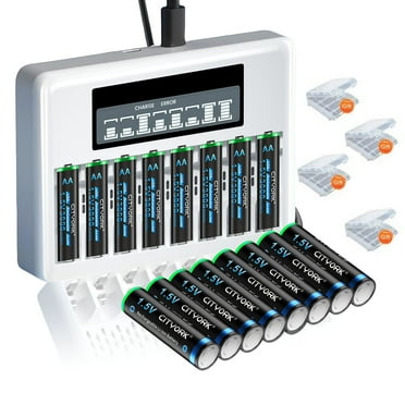 Ablink 16 PCS AAA Batteries, 1.5v 8800mAh Triple A Batteries, High-Performance Rechargeable ...