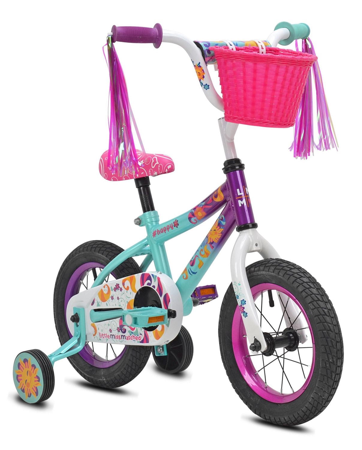 LittleMissMatched 12" Girls Bike- Teal, Ages 3-5 - Walmart.ca