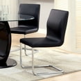 Furniture of America Janus 5-Piece Round Dining Set - Black Lacquer ...