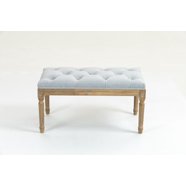 "Bonzy Home Farmhouse Tufted Bench, Storage Furniture, 47"" Entryway ...
