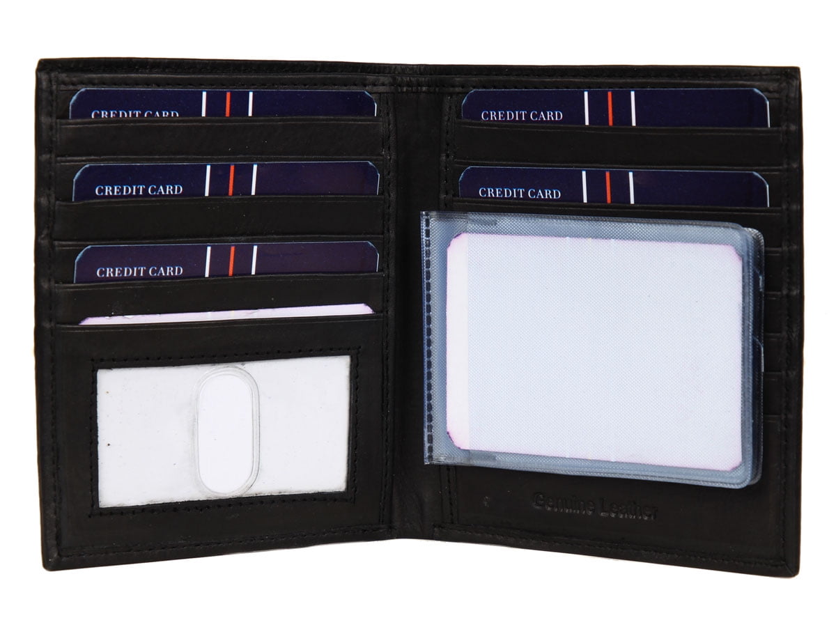 WLT-101 - Bacci Men's Hipster Genuine Leather Bifold Wallet - Walmart.com
