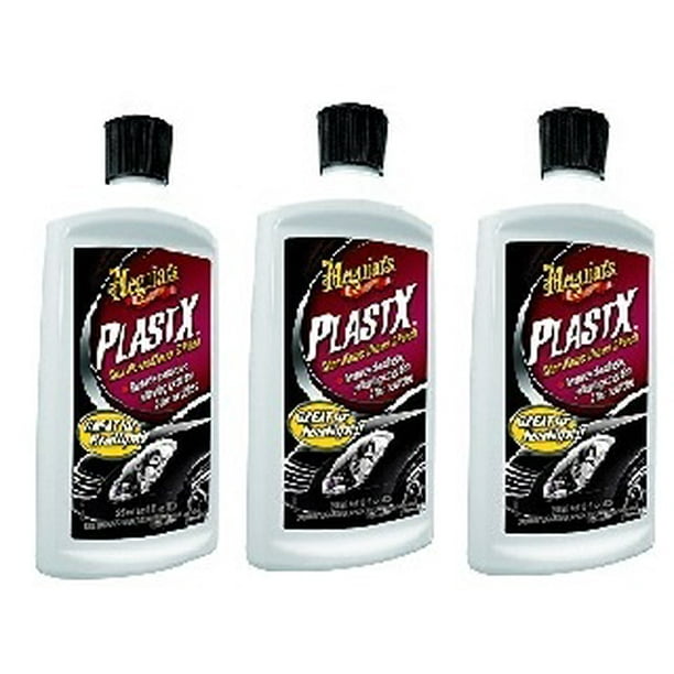 Meguiar's G12310 PlastX Clear Plastic Cleaner & Polish - 10 oz. (3 pack ...