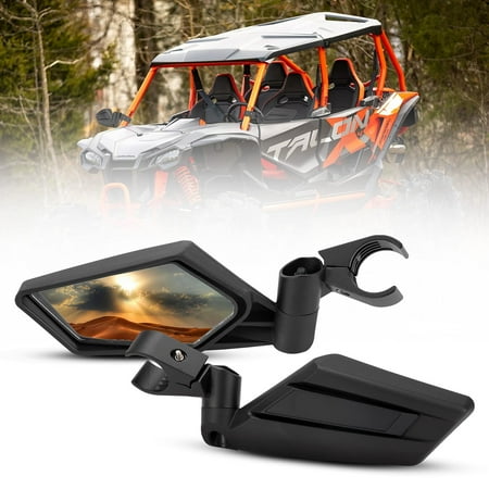 Talon Side Mirrors,A&UTV PRO Fits 2'' Roll Bar Rear View Mirrors ...