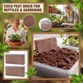 1.58 lb Compressed Coconut Coir Brick, Low EC pH Neutral Coco Husk ...