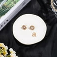 Ceramic Jewelry Dish 4.7 Inch Round Decorative Ceramic Trinket Dish ...