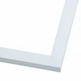 15x21 Frame with Mat - White 17x23 Frame Wood Made to Display Print or ...