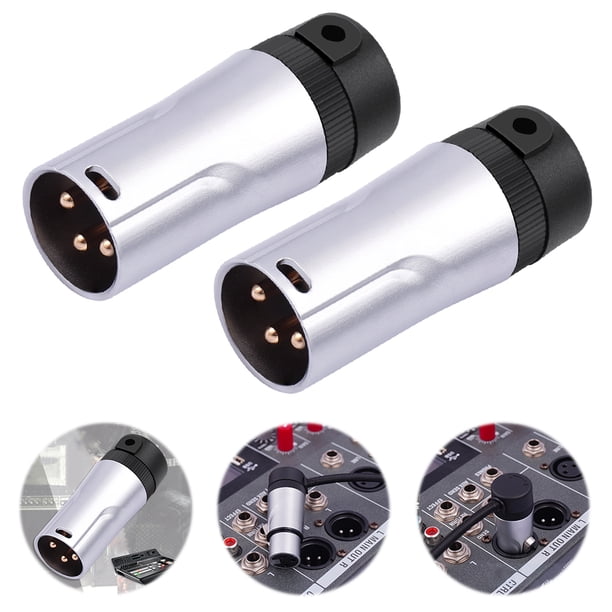 Conector Audio XLR Adaptador Soldadura Micrófono Compacto Chapado en ...