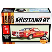 Skill 2 Model Kit 1967 Ford Mustang Shelby GT350 White 1/25 Scale Model ...