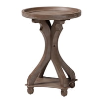 Baxton Studio Westlyn French Country End Table - Brown - Walmart.com