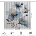 4 Piece Shower Curtain Sets Shower Curtain Set with Non-Slip Rugs ...