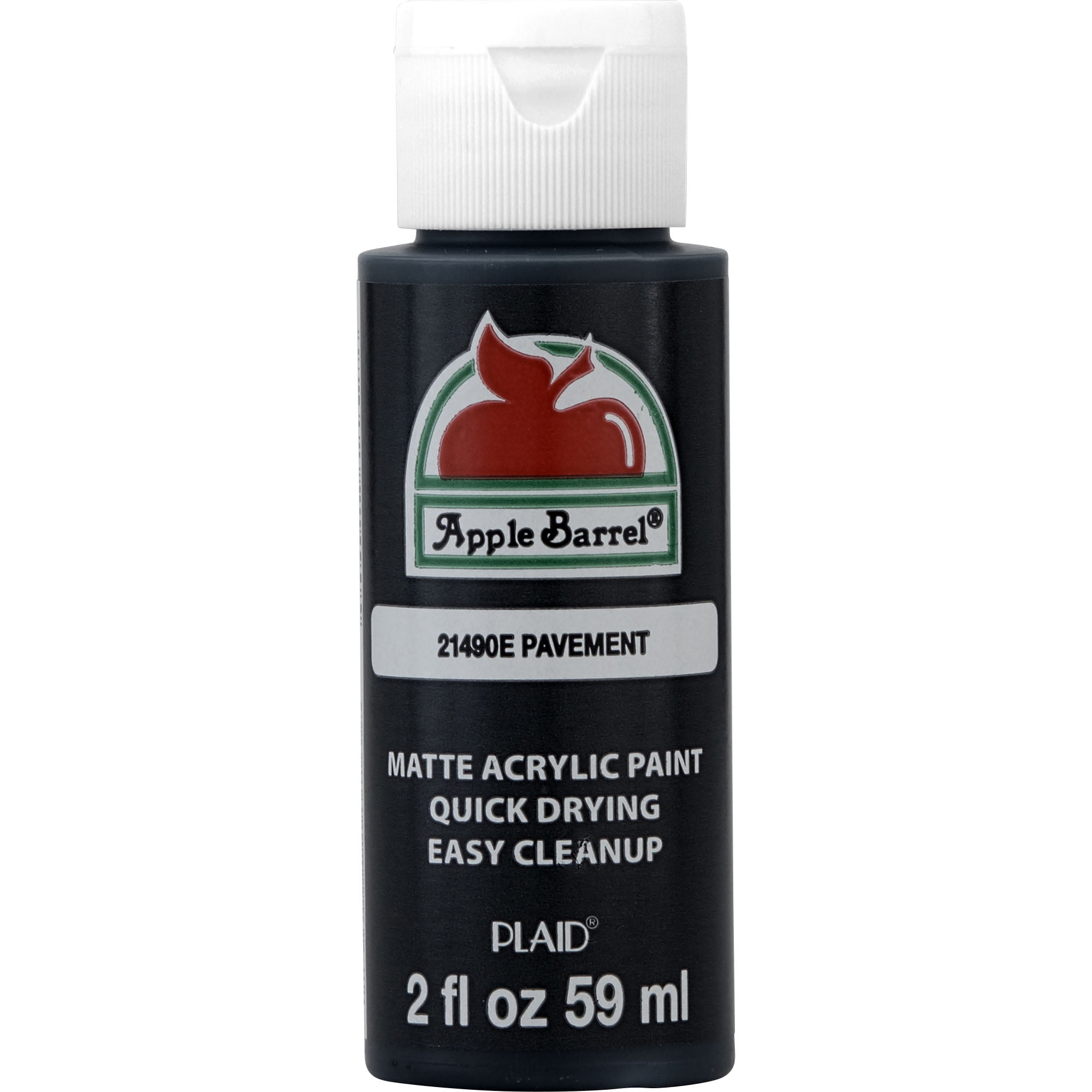 Apple Barrel Acrylic Craft Paint, Matte Finish, Pavement, 2 fl oz ...