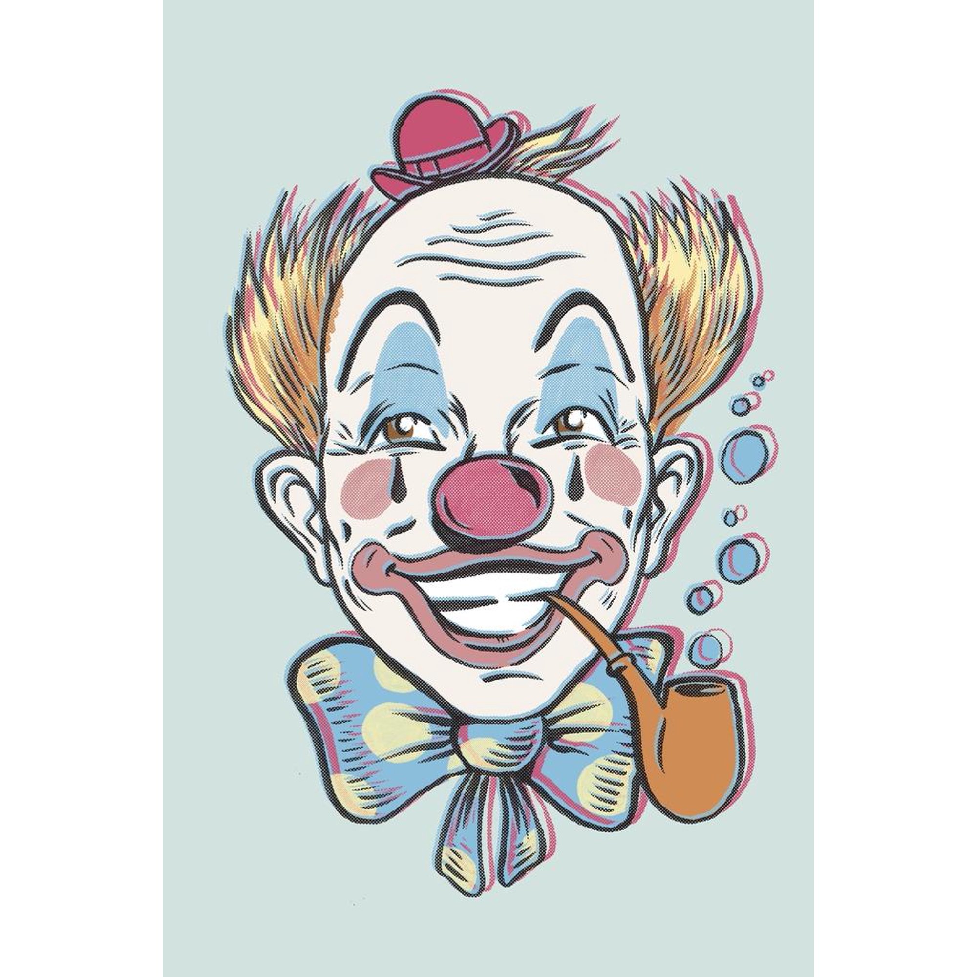 Vintage Circus Clowns