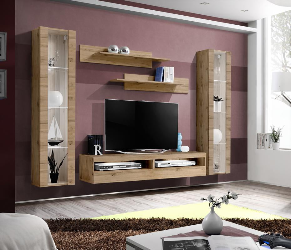 Fly AB2 35TV Wall Mounted Floating Modern Entertainment Center ...