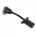 7 Flat Blade to 7 Round Pin Adapter US Type Universal for Most RV ...