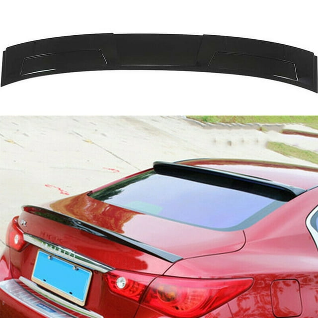 NINTE Roof Wing for 2014-2023 Infiniti Q50 V-shaped Rear Window Spoiler ...