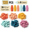 Mr. Pen- Pencil Erasers Toppers, 120 Pack, Vintage Colors, Erasers for ...